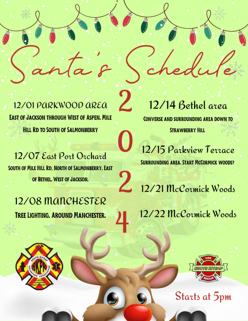Santa Schedule – SKFRVA